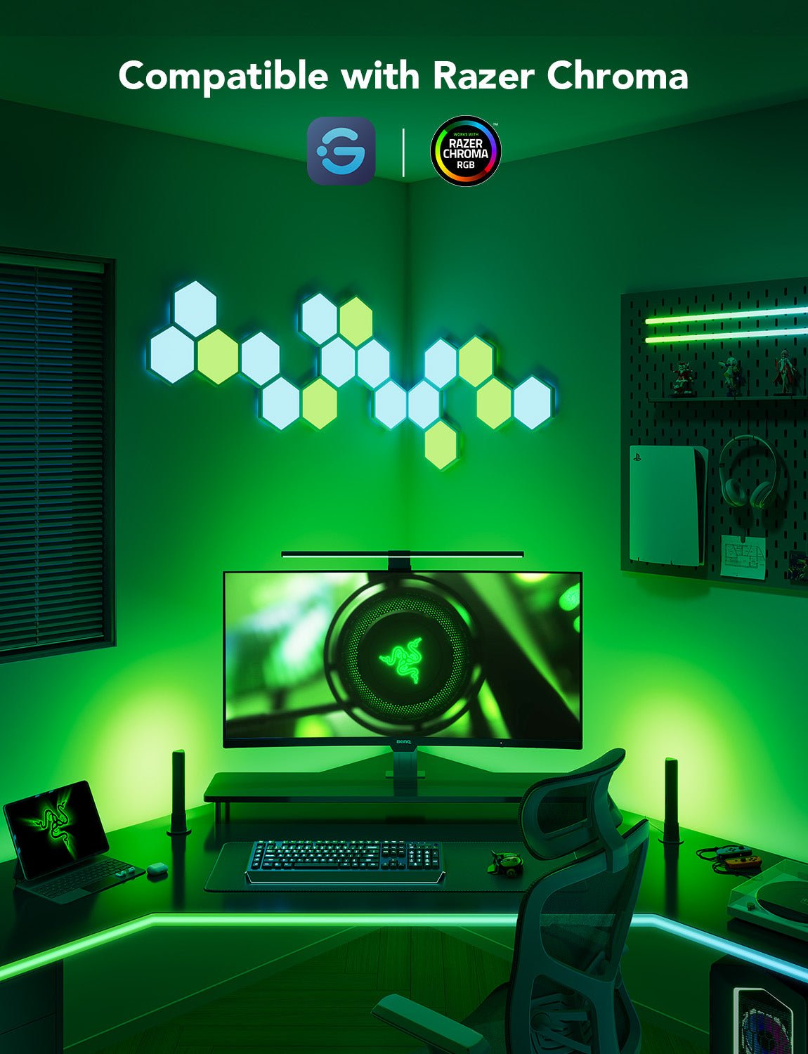 Govee PC monitor back Light & Light Bar (Light Strip + Light Bar) Govee ...