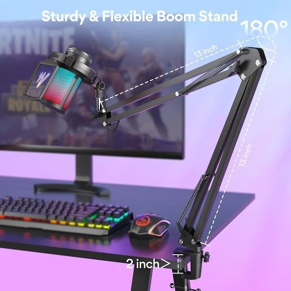 Maono DGM20S Gamerwave RGB 降噪電容式麥克風｜Zenox 香港