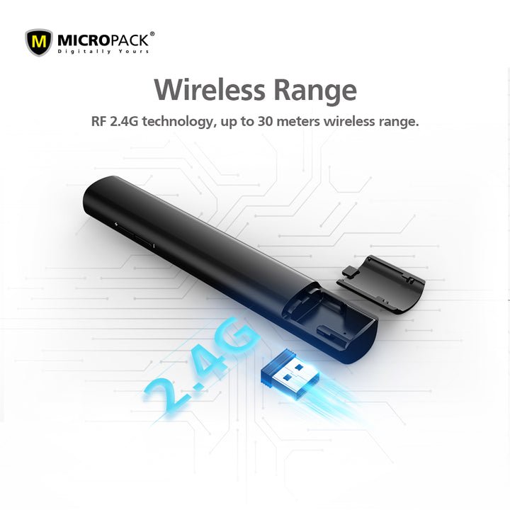 Micropack POINTER GREEN Green Laser Wireless Presenter Micropack ...