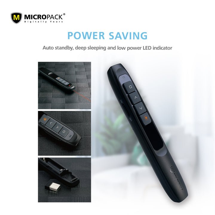 Micropack POINTER LITE Pocket Wireless Presenter Micropack - Zenox Hong ...