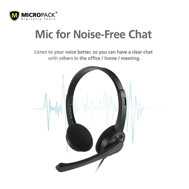 Micropack Stereo Sound Headphone (3.5mm jack) Micropack - Zenox Hong Kong