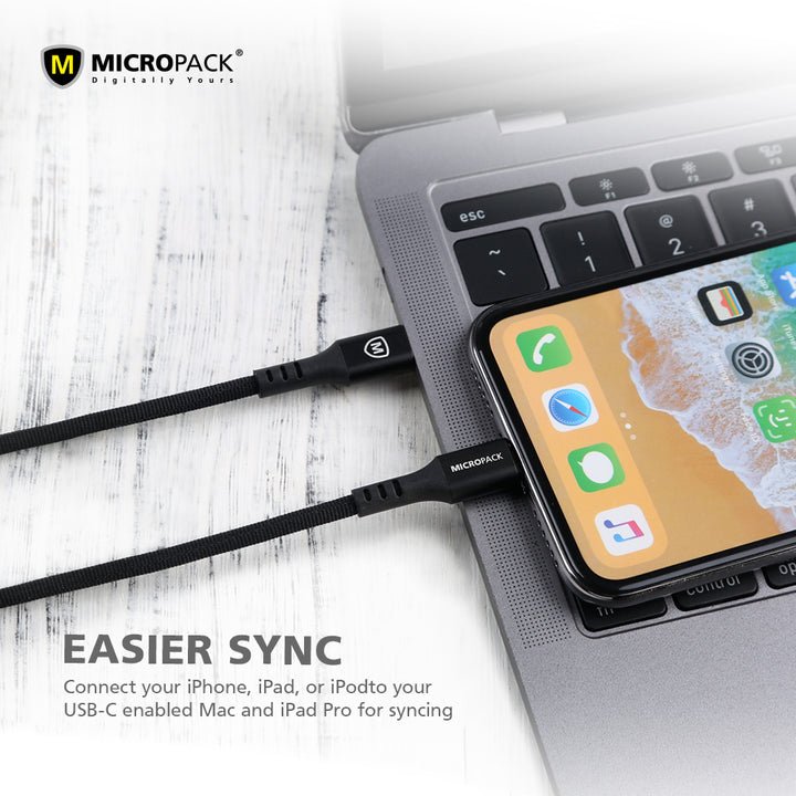 Micropack USB-C to Lightning Charge & Sync Cable Micropack - Zenox Hong ...
