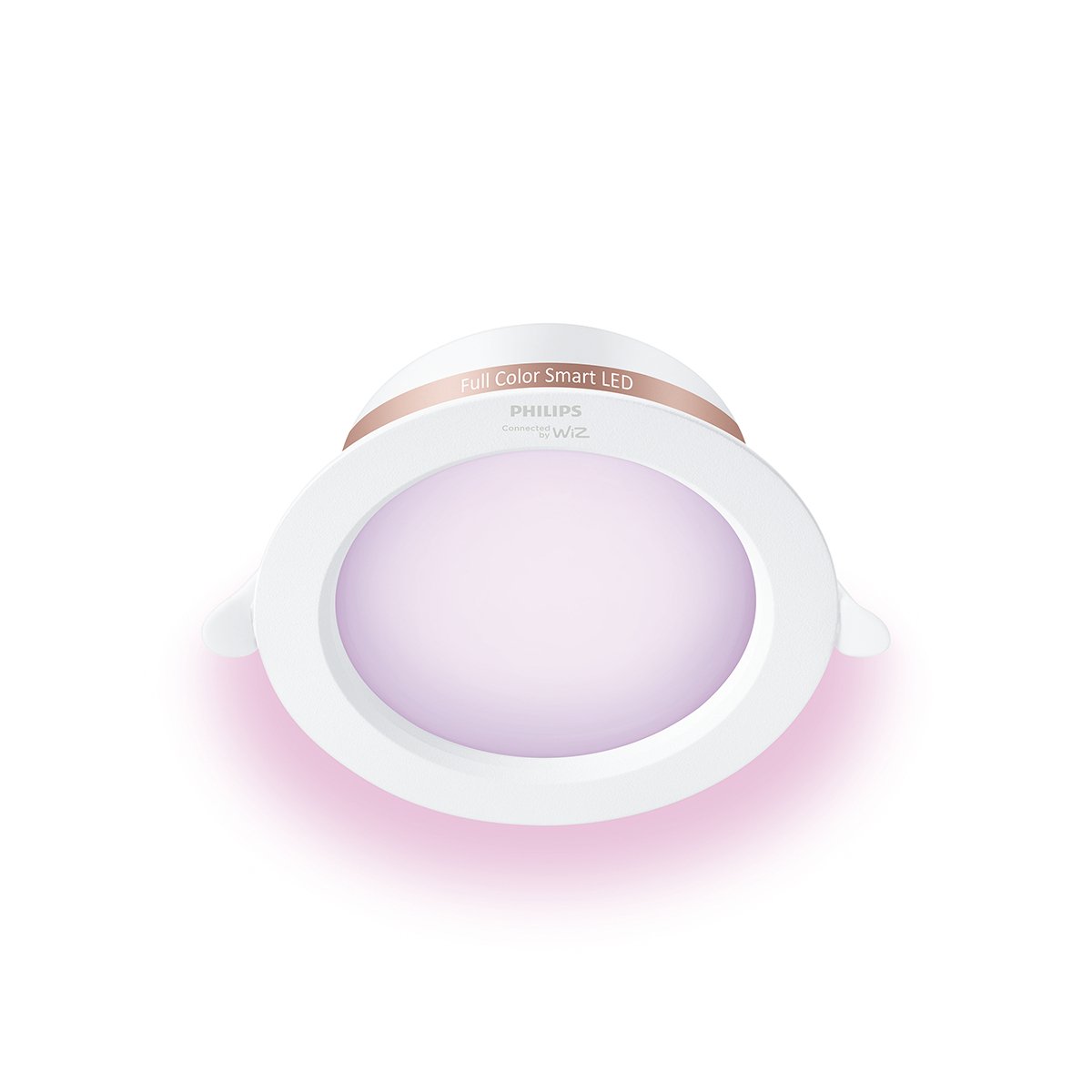 Philips WiZ Downlight RGB 6.5W 4" Smart Wi-Fi Wiz Connected Recessed ...