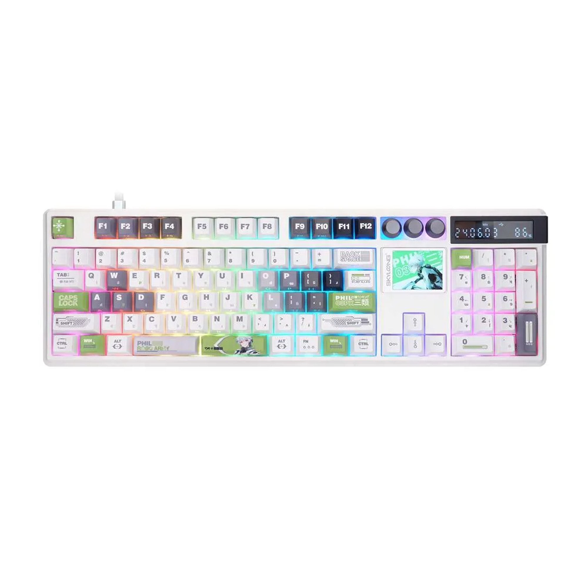Skyloong GK104 Pro Wireless Mechanical Keyboard with Screen - Quantum ...