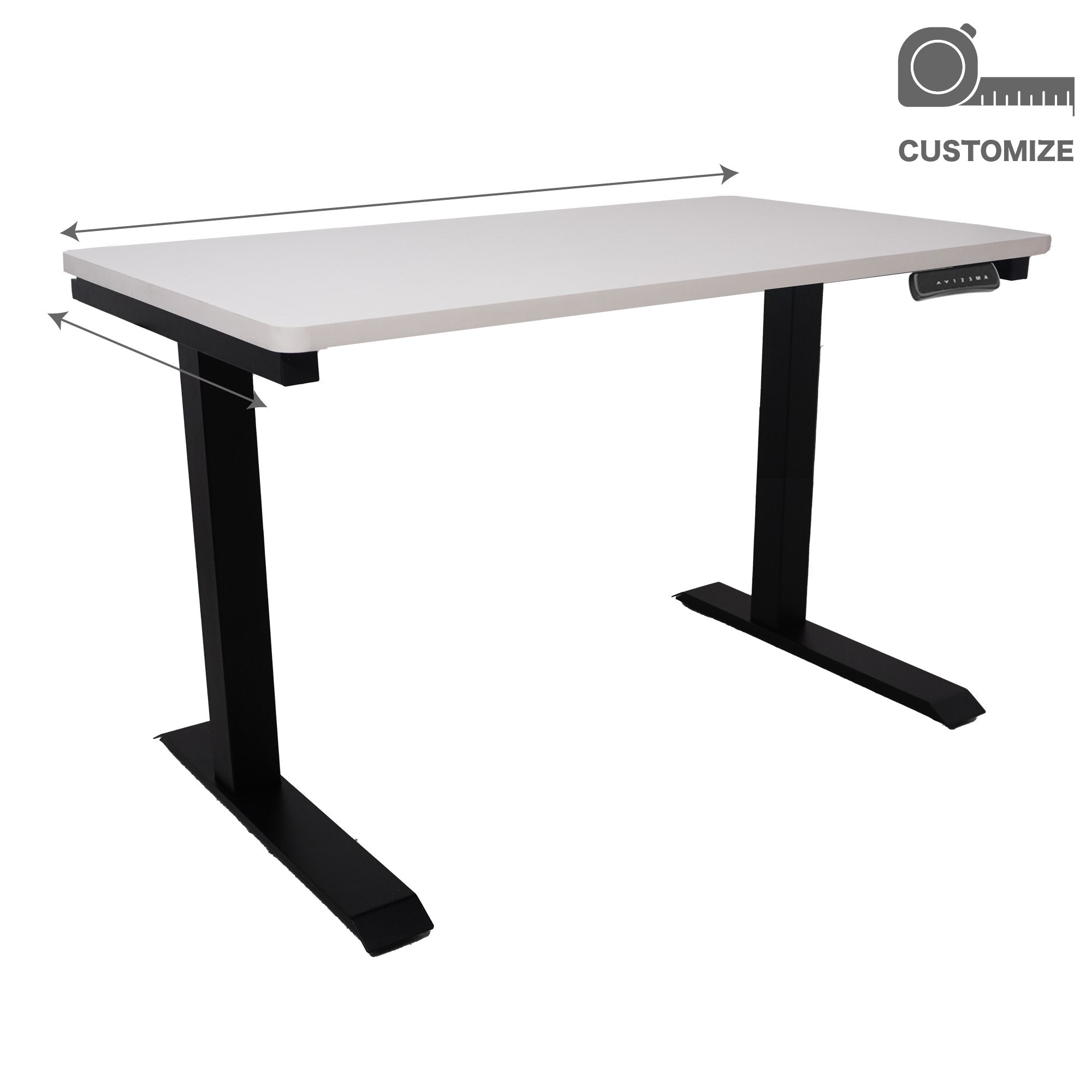 Zenox Ergonomics - Custom Size Office Desk (120 cm to 200 cm) Zenox - Zenox
