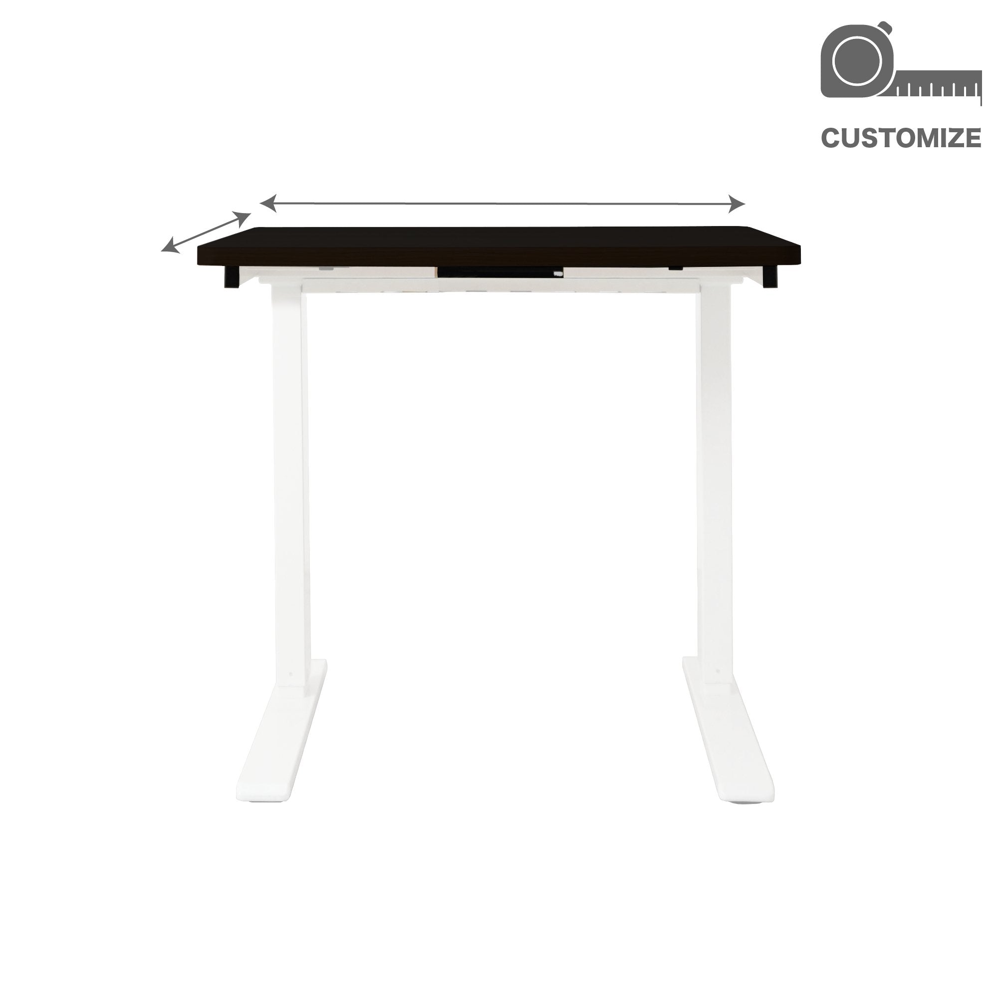Zenox Ergonomics - Custom Size Office Desk Lite (60 to 150cm) Zenox - Zenox