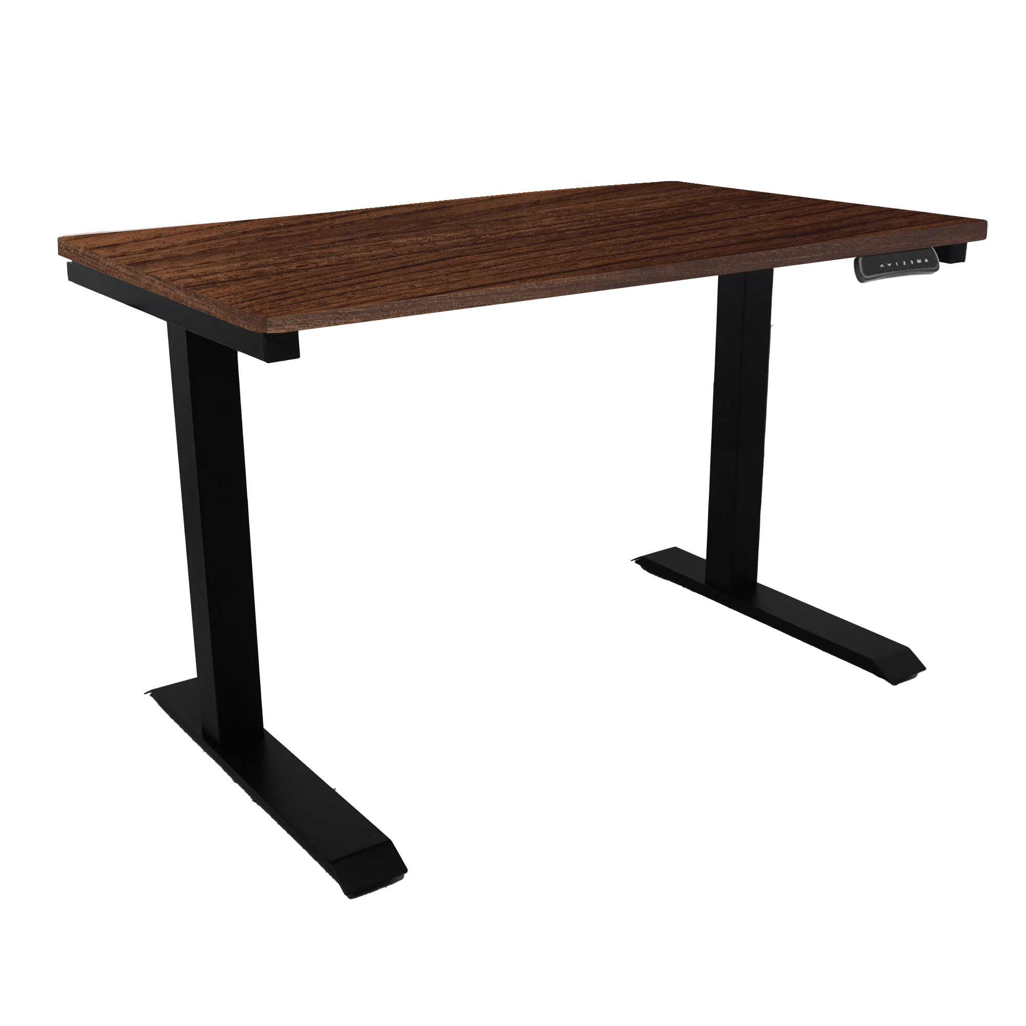 Zenox Ergonomics Office Desk Pro v.2 (Height-Adjustable) (Walnut) Zenox ...