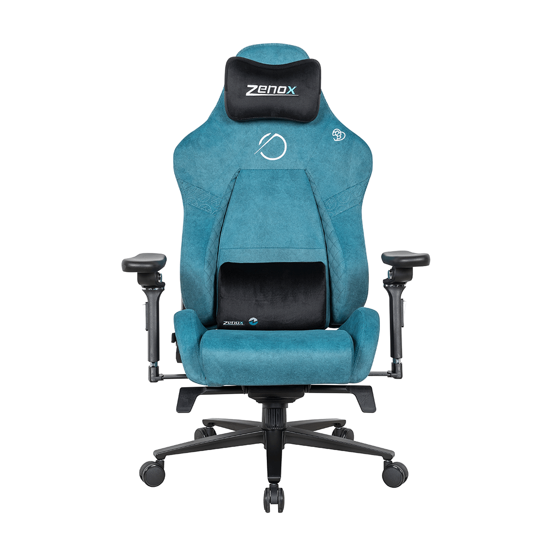 Zenox Jupiter Mk-2 Gaming Chair (Davis Fabrics / Peacock Turquoise ...