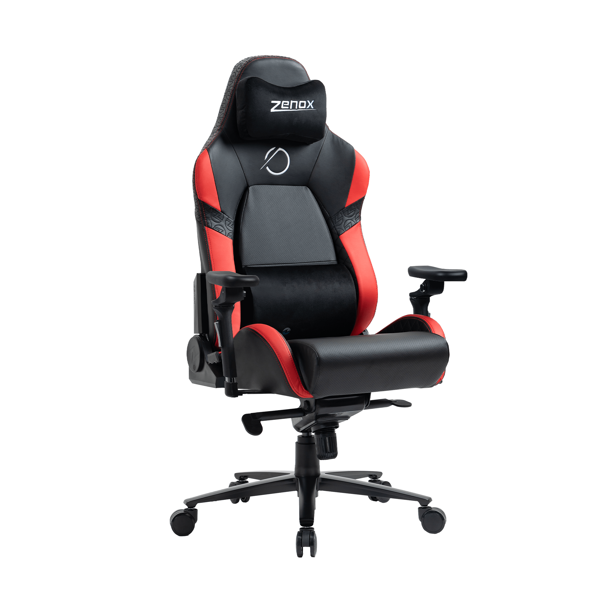 Zenox Jupiter Mk-2 Gaming Chair (Leather/Red) Zenox - Zenox Hong Kong