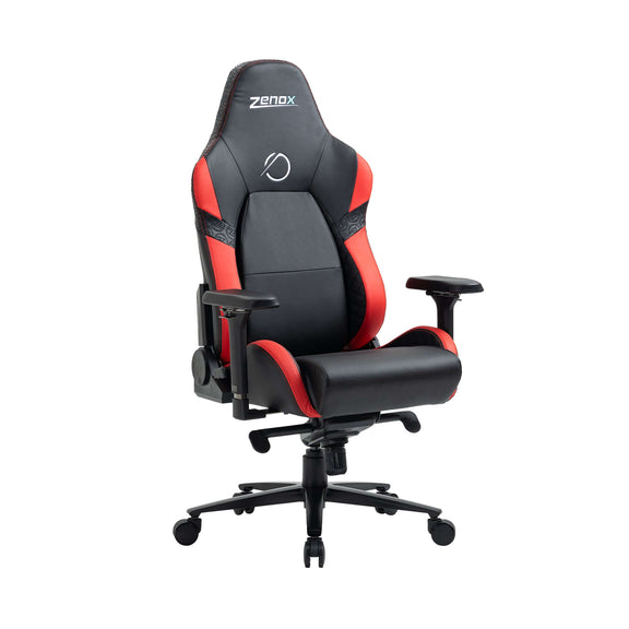 Zenox Jupiter Mk-2 Gaming Chair (Leather/Red) Zenox - Zenox Hong Kong