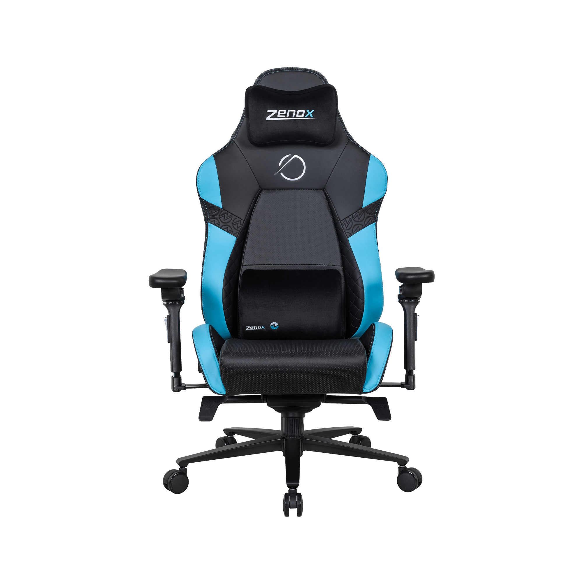 Zenox Jupiter Mk-2 Gaming Chair (Leather/Sky Blue) Zenox - Zenox Hong Kong