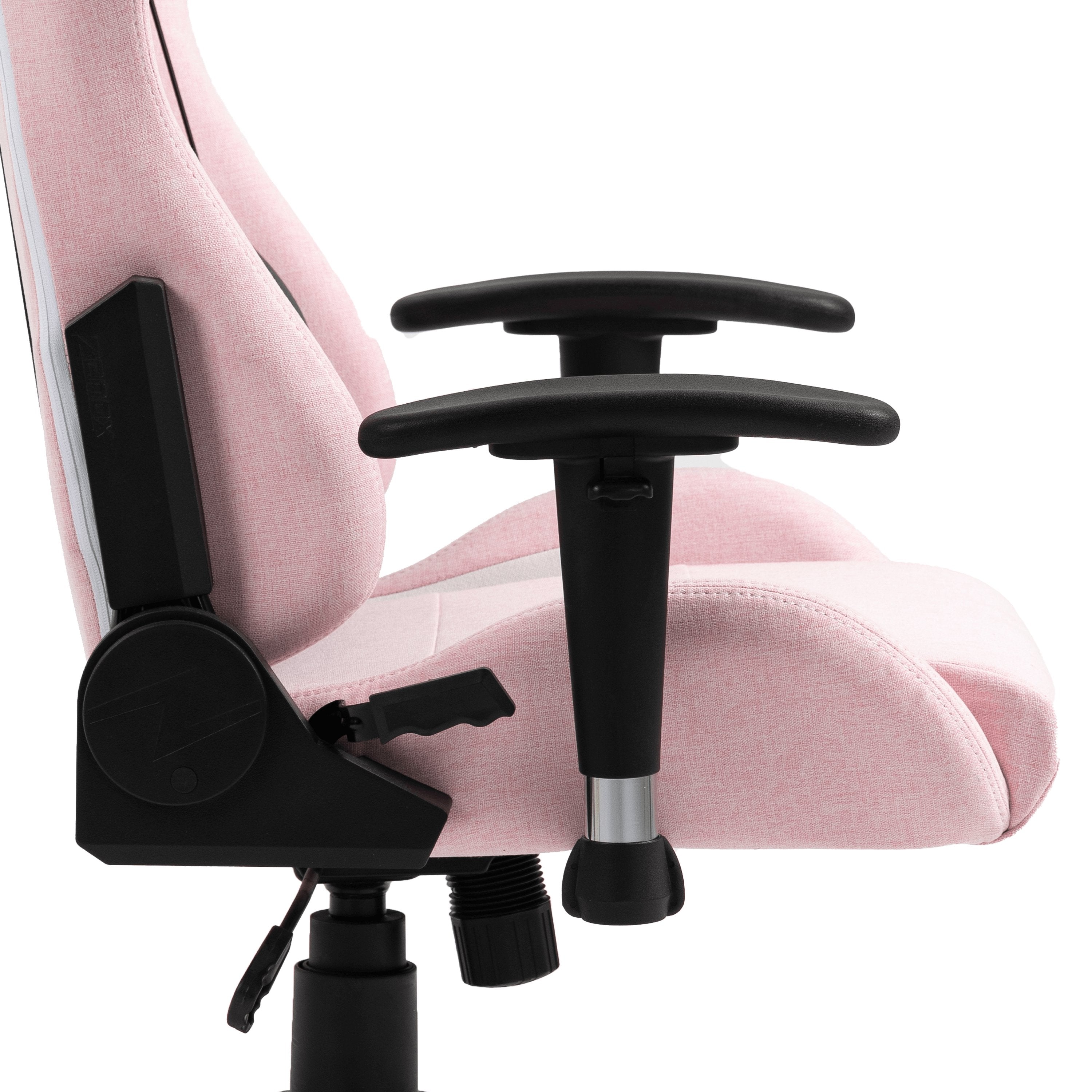 Zenox Mercury Mk-2 Gaming Chair (Fabric/Pink) Zenox - Zenox Hong Kong