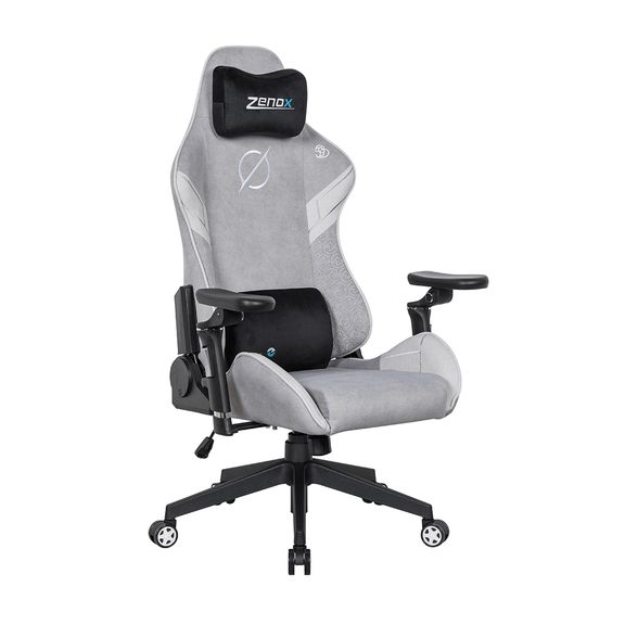 Zenox Saturn Mk-2 Gaming Chair (Davis Fabrics/ Arctic Hare Grey) Zenox ...