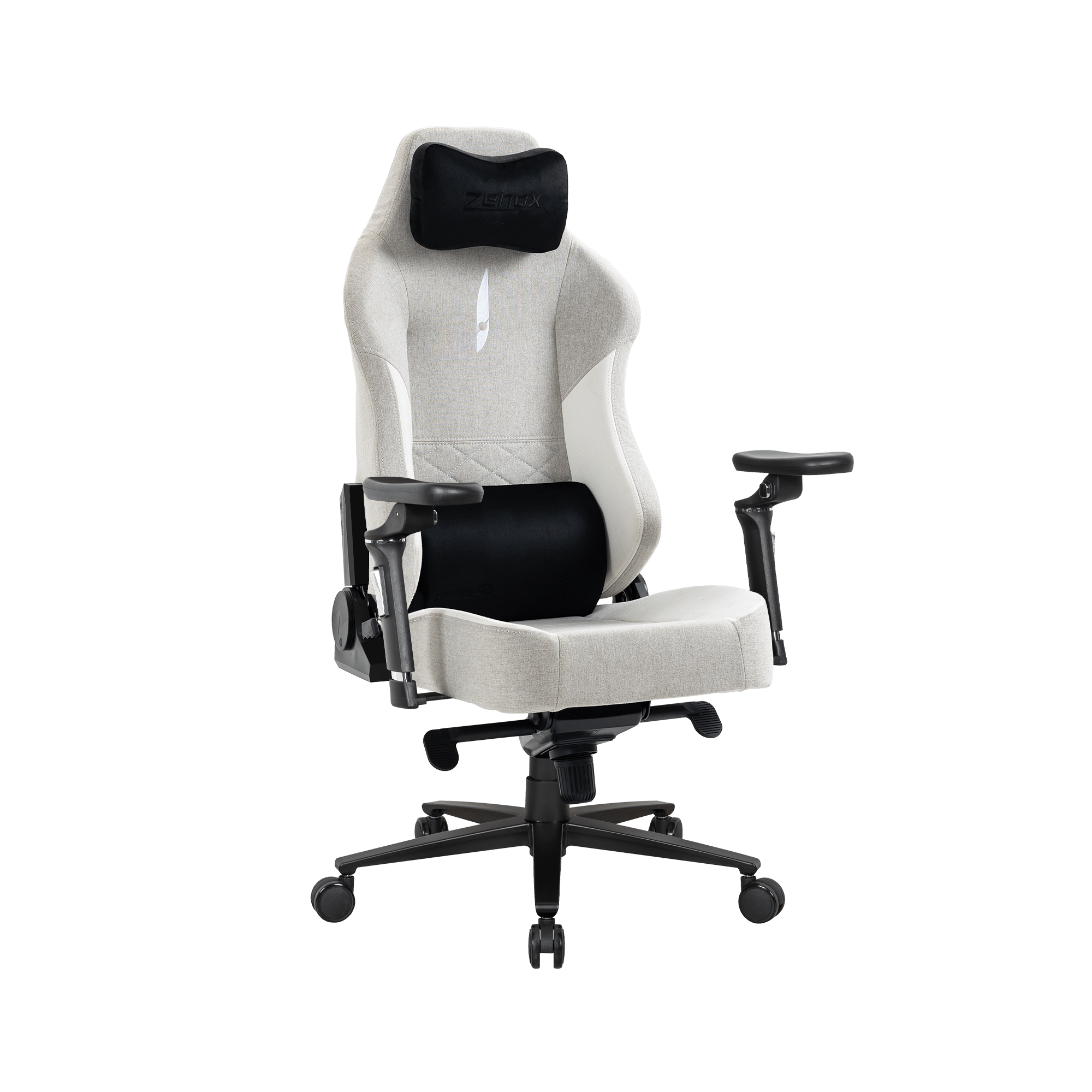 Zenox Spectre Mk-2 Gaming Chair (Fabric/Light Grey) Zenox - Zenox Hong Kong
