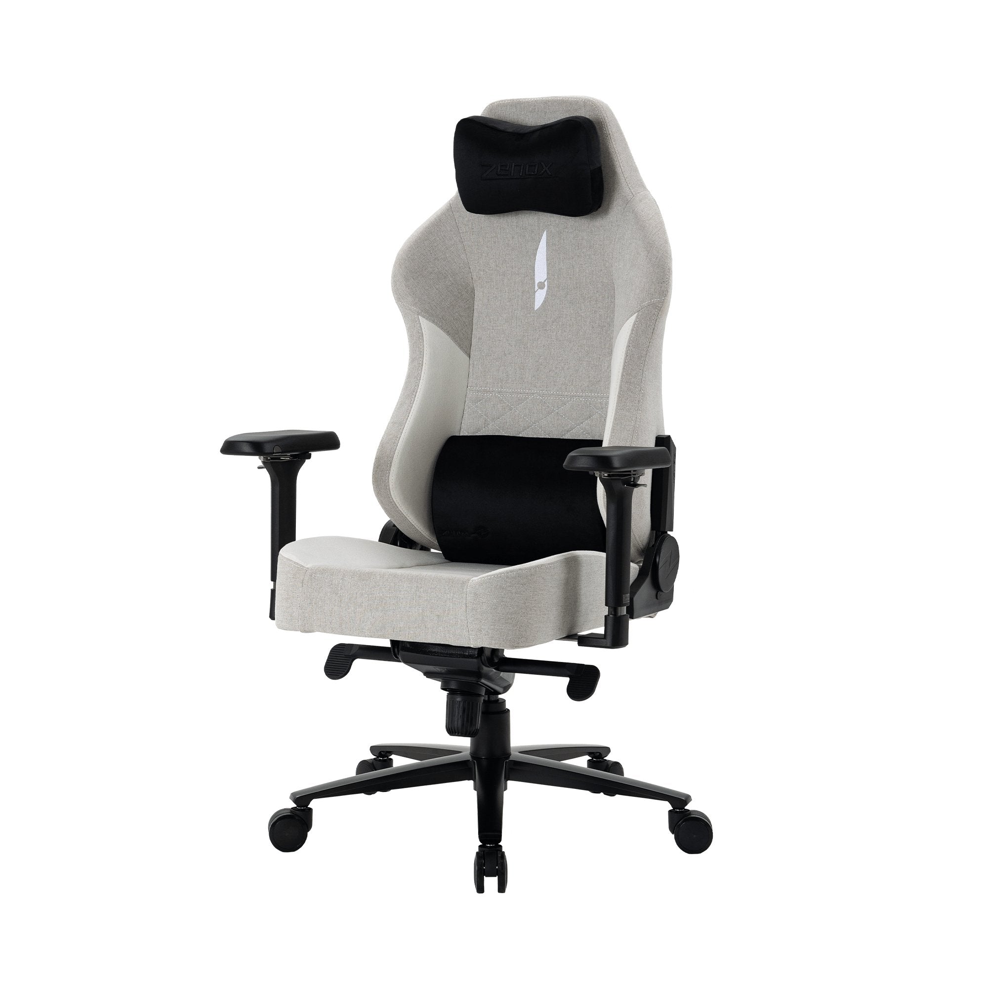 Home Zenox Spectre Mk-2 Gaming Chair (Fabric/Light Grey)