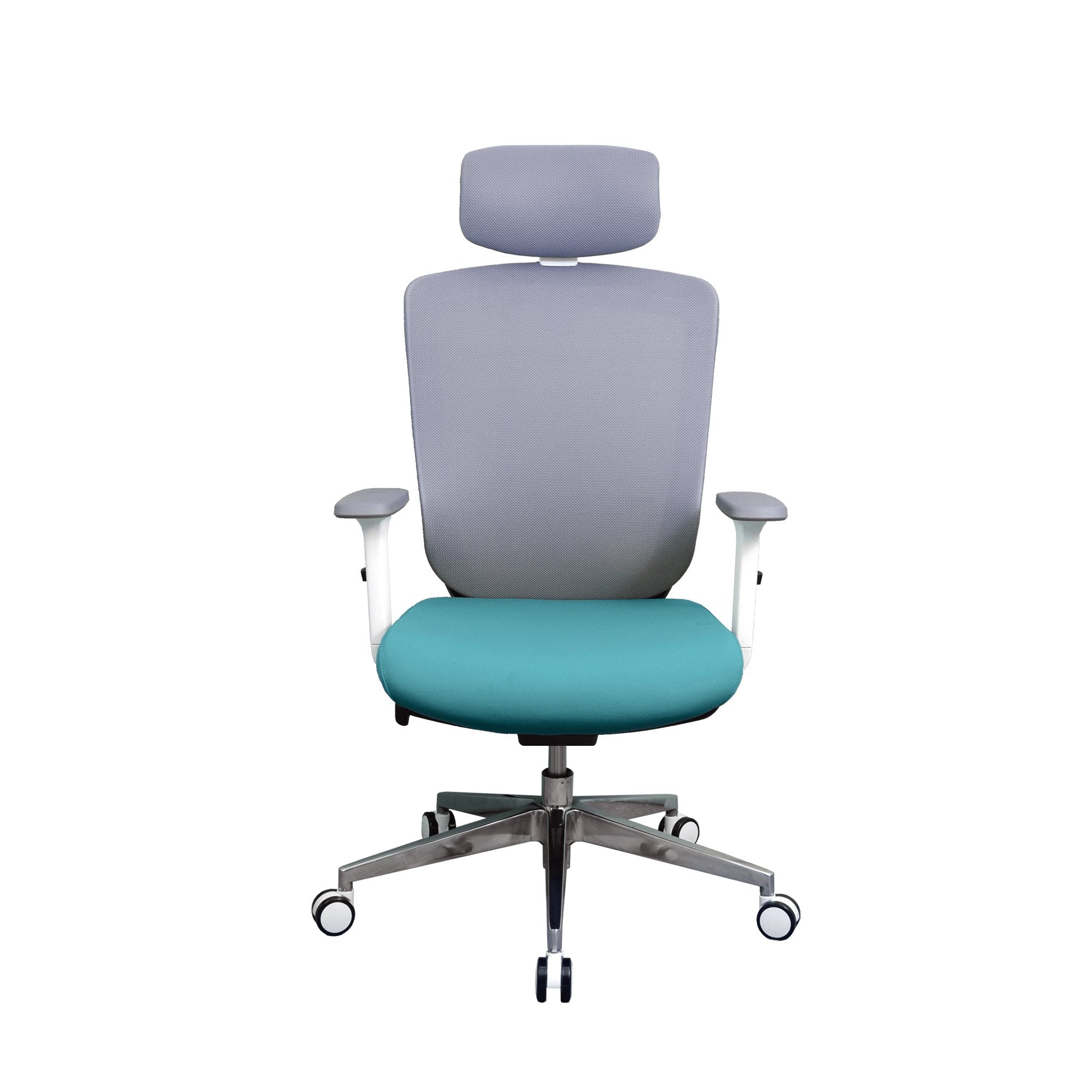 Zenox Ergonomic - Zagen Office Chair (Mesh & Foam/Sky Blue) - Zenox ...