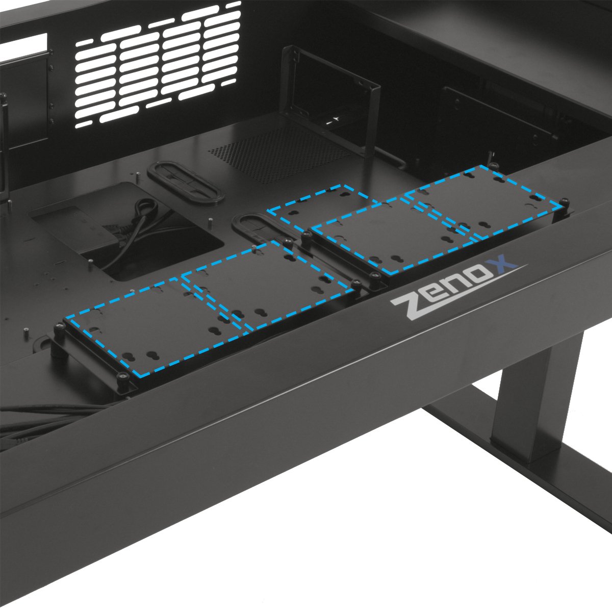 Zenox Zeus Gaming Desk Pro 1.5m Version 2 (Height-Adjustable) Zenox ...